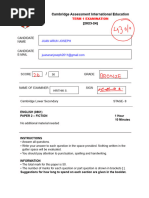 April 2021 Year 9 English Checkpoint Paper | PDF