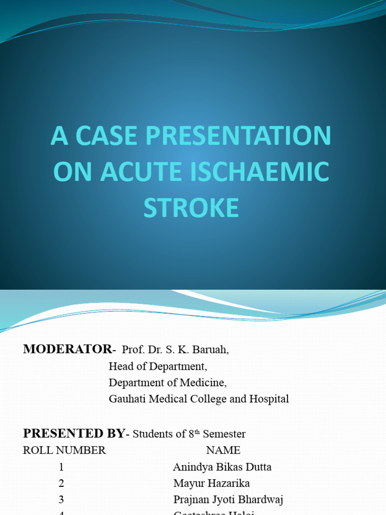 ACUTE ISCHAEMIC STROKE | PDF | Stroke | Senses