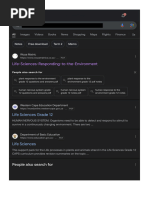 Grade12 LifeSciences Responding To Environment Notes | PDF