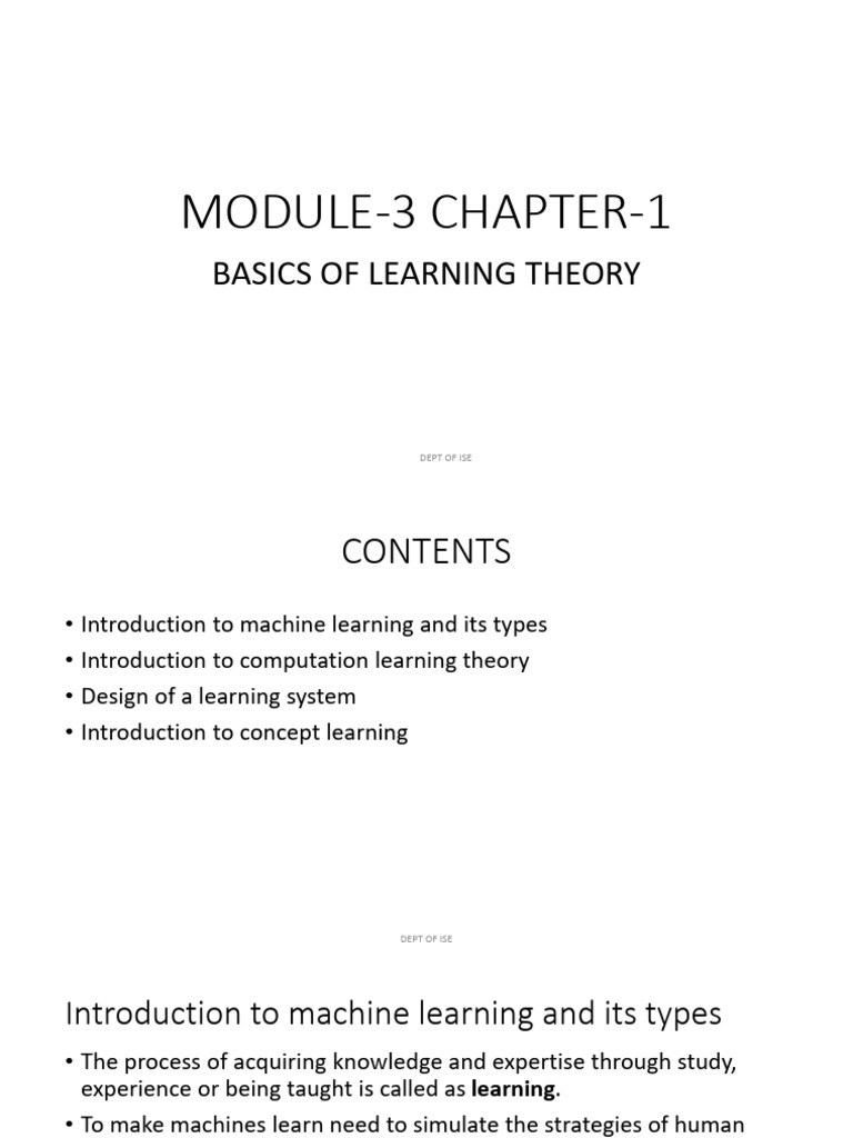 Module3 PPT | PDF | Linear Regression | Errors And Residuals