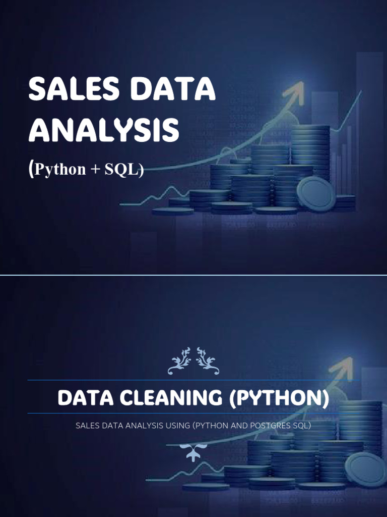 Sales Analysis Using Python and SQL | PDF | Postgre Sql | Software Engineering