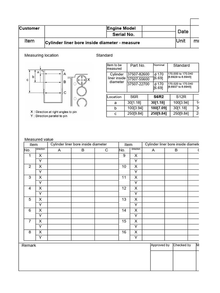 S6R2 Calibration Reports | PDF | Engineering Tolerance | Piston