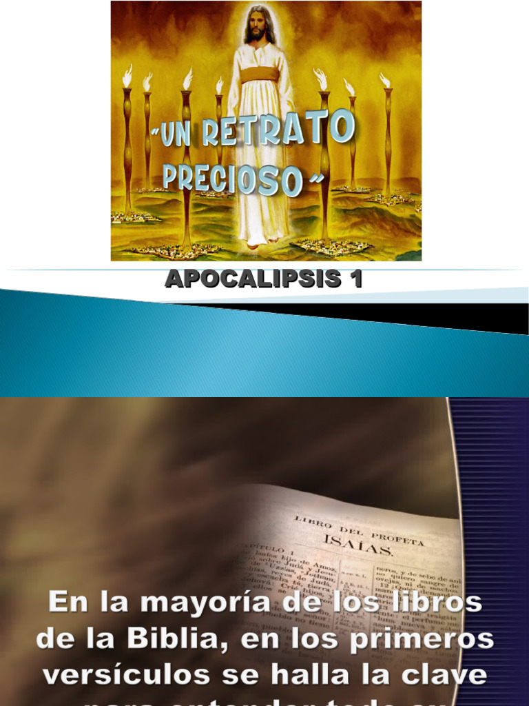 004 Apoc.1 - "UN RETRATO PRECIOSO" | PDF | Jesús | Juan el apóstol