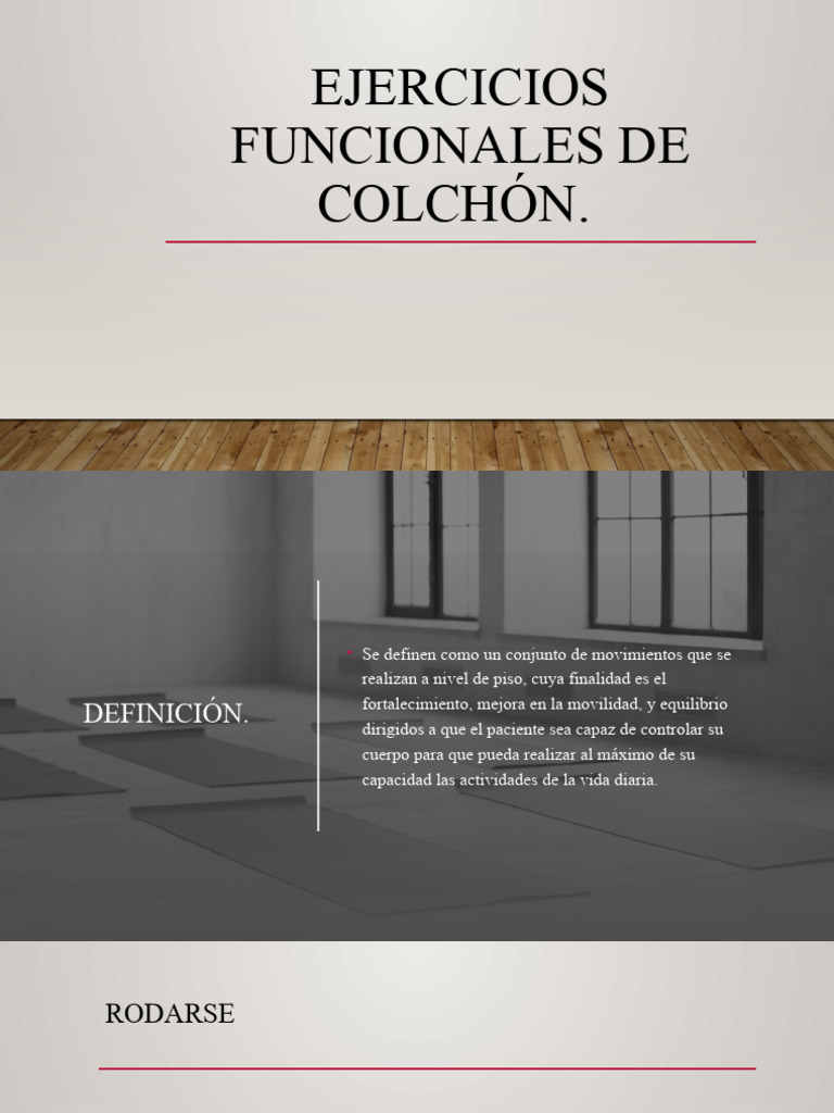 Ejercicios Funcionales en Colchón | PDF
