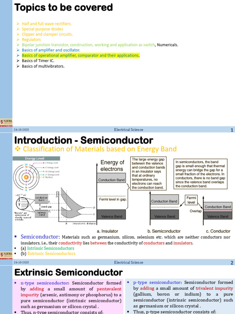 ES Unit-5 | PDF | Rectifier | P–N Junction