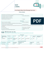 Zuno motor claim form_V-1.0 | PDF | Insurance | Driver's License