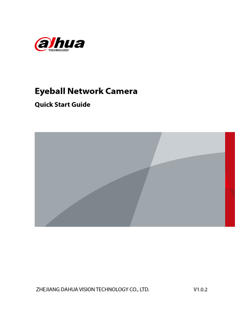 Dahua Eyeball Network Camera - Quick Start Guide - V1.0.2 | Download Free PDF | Ip Address ...