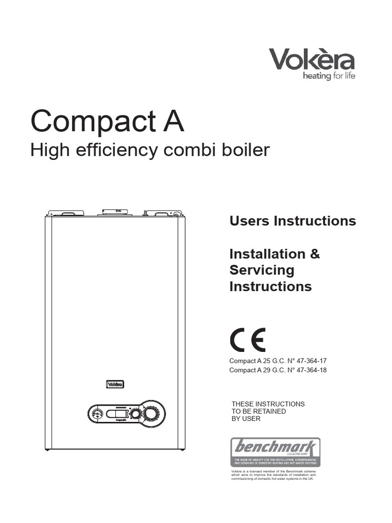 Vokera Riello Compact 25 a -EnG | PDF | Water Heating | Thermostat