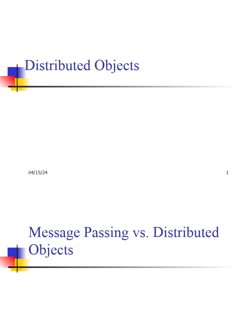 Module 4 | PDF | Message Passing | Common Object Request Broker Architecture