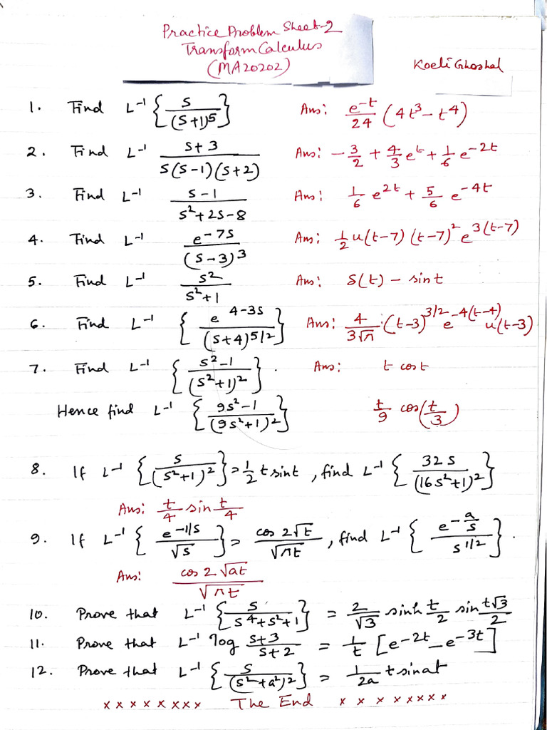 TC-Practice Problem Sheet-2 | PDF