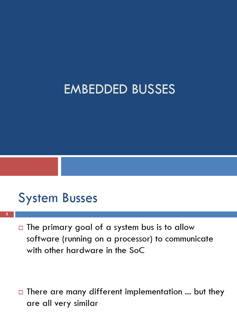 4-Embedded Buses 1x1 | Download Free PDF | Digital Technology ...