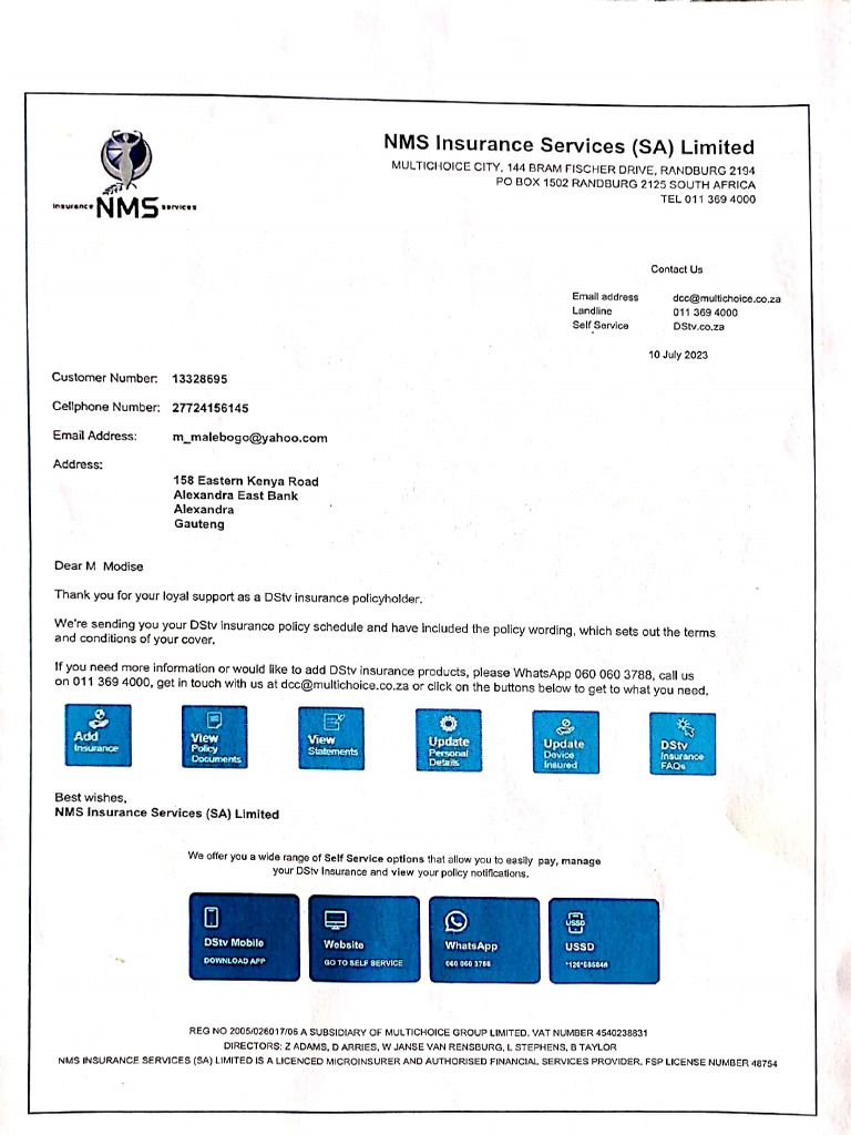 NMS Insurance | PDF