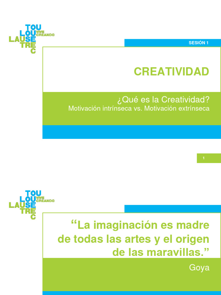 Creatividad y Motivación en el Aprendizaje | PDF | Motivación ...