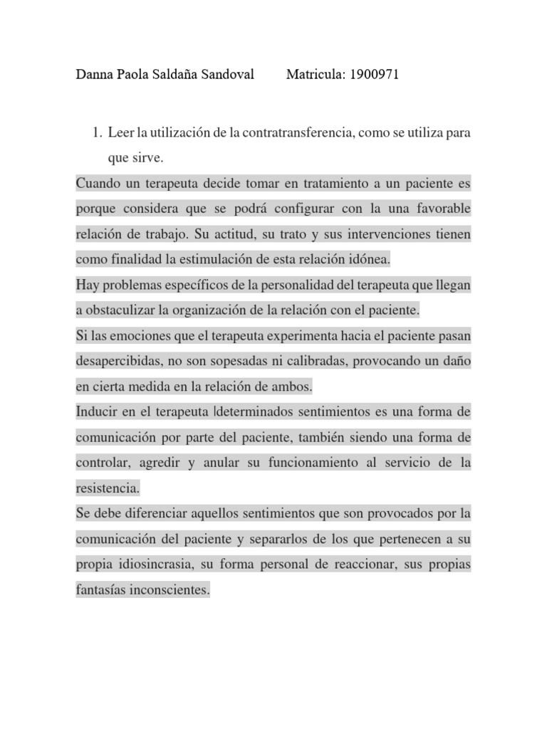 Edipi - Reporte 524 | PDF | Tolerancia | Las emociones