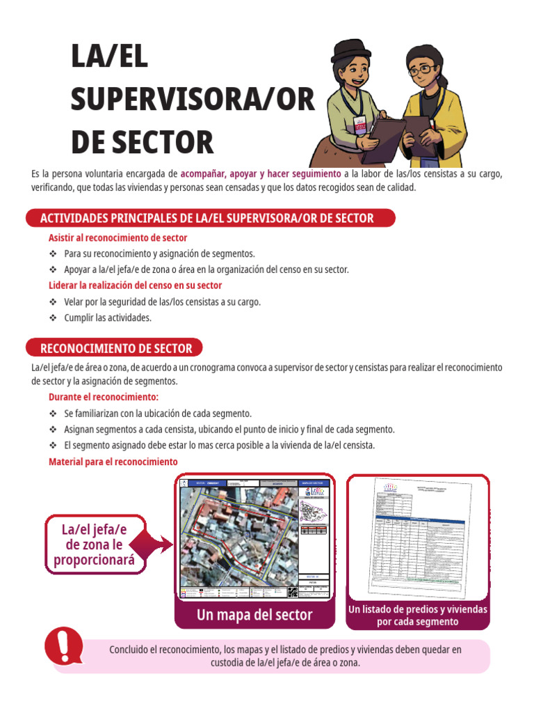 Cartilla Supervisor de Sector | PDF | Mapa