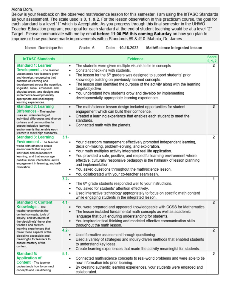 Math | PDF | Learning | Educational Assessment