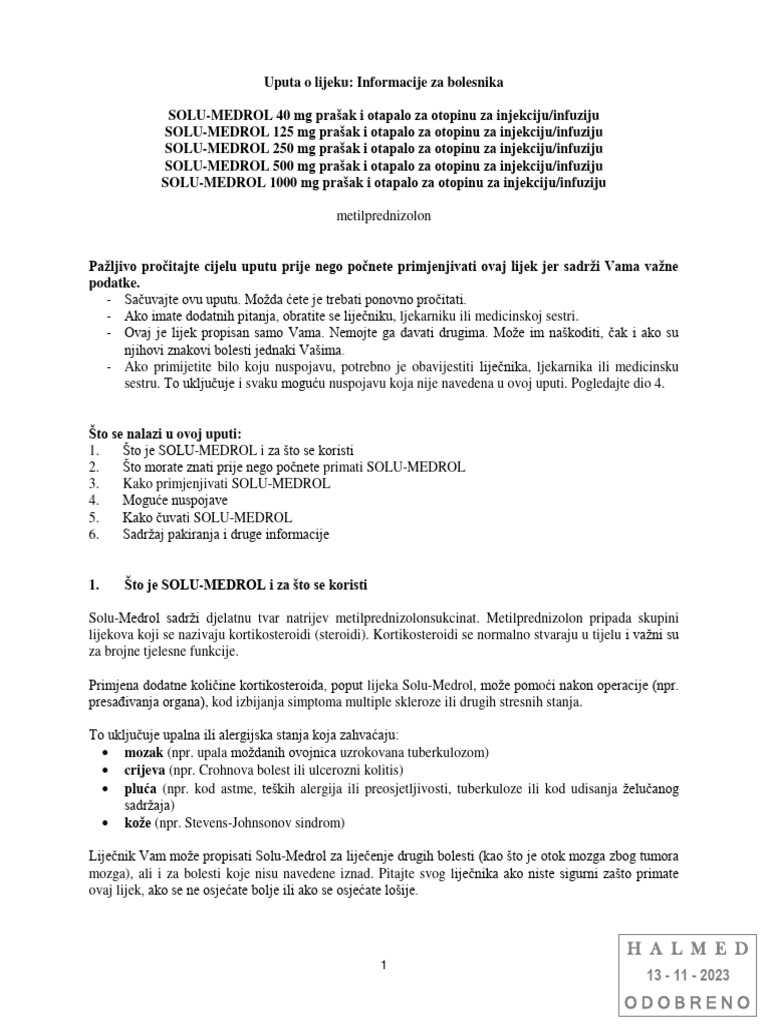 Uputa o Lijeku - 94 | PDF