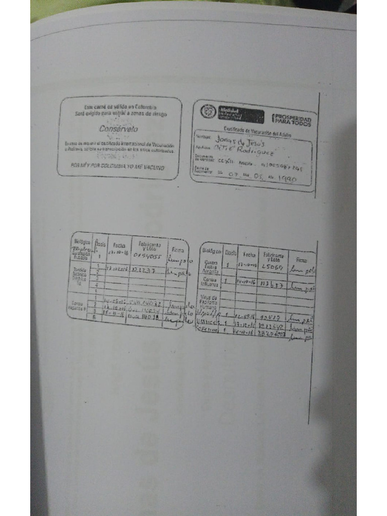 Vacunas Jonás 2 | PDF