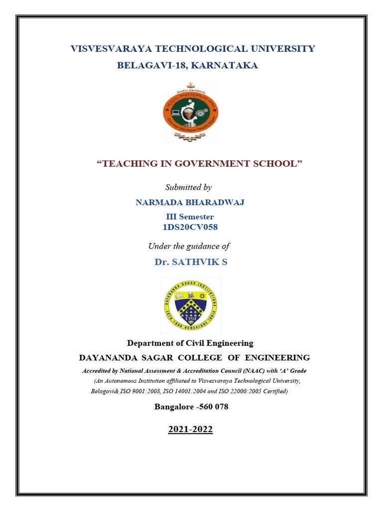 Teaching Impact in Government Schools | PDF | Teachers | Social Psychology