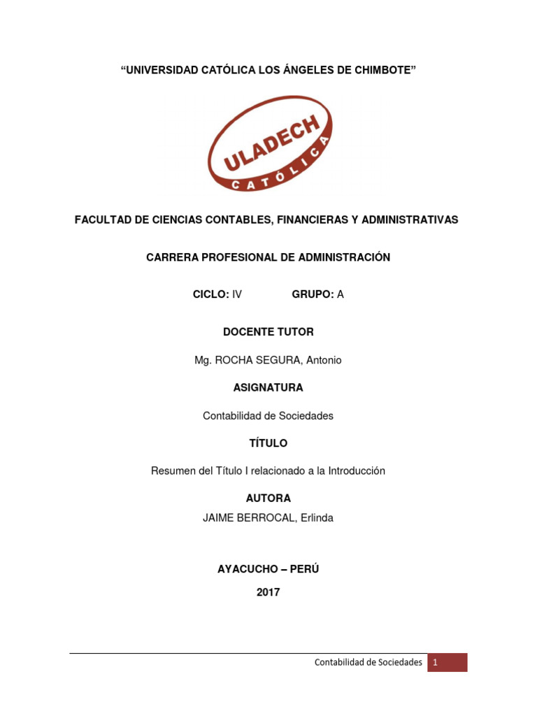 Resumen Contab Sociedades | PDF | Business | Contabilidad