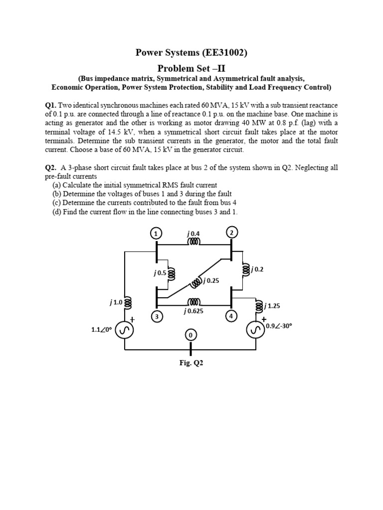 PowerSystem Set2 | Download Free PDF | Transformer | Electric Power ...