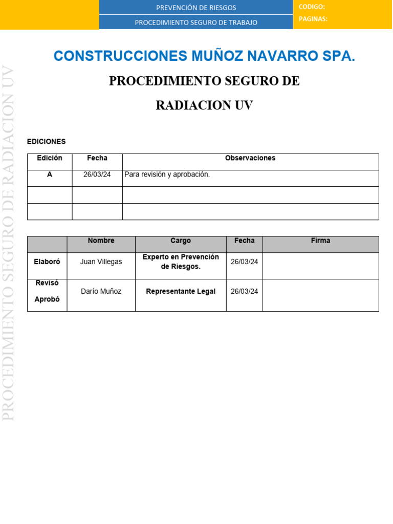 PST Radiacion Ultravioleta de Origen Solar CMAR SPA | PDF | Protector solar | Ultravioleta