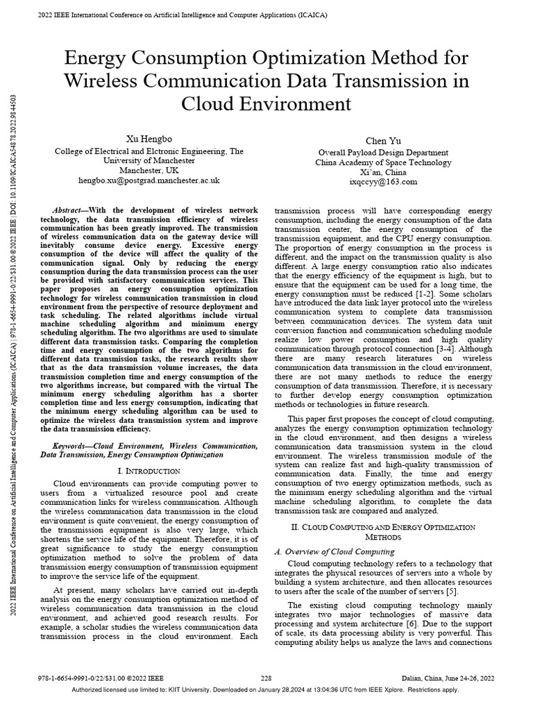 Paper 7 | PDF | Computer Network | Cloud Computing