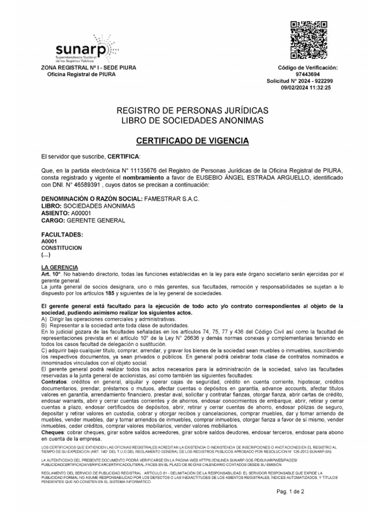 Vigencia de Poder | PDF