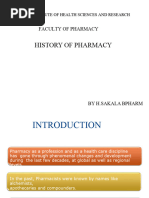 Timeline, History of Pharmacy | PDF | Pharmacy | Medicine