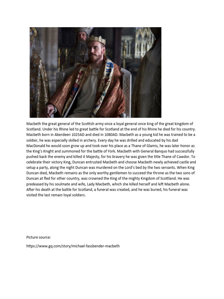 Macbeth: Rise and Fall of a Scottish King | PDF | History | Classics
