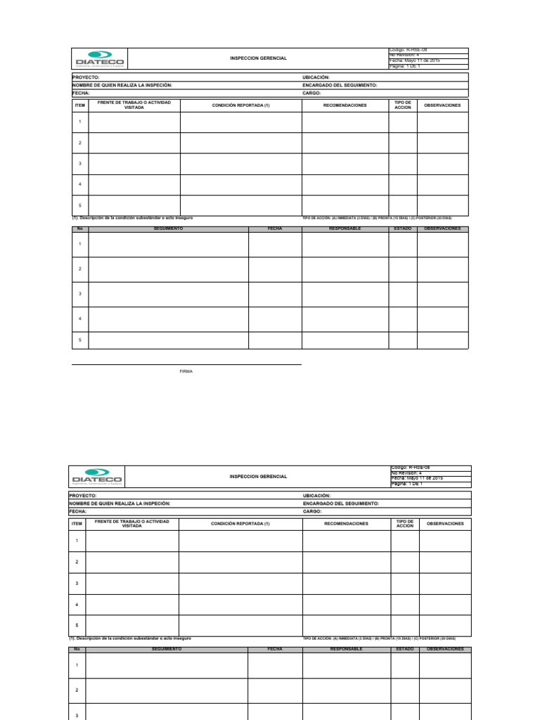 R Hse 08 Inspec - Gerencial Mar | PDF