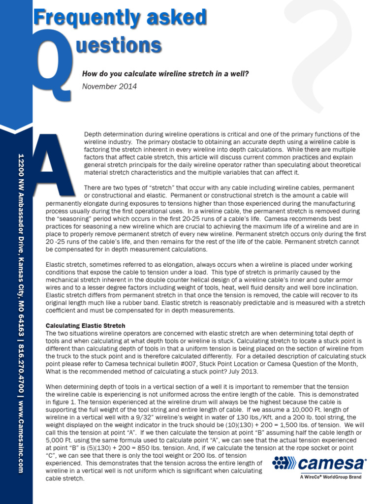 Wireline Stretch | PDF