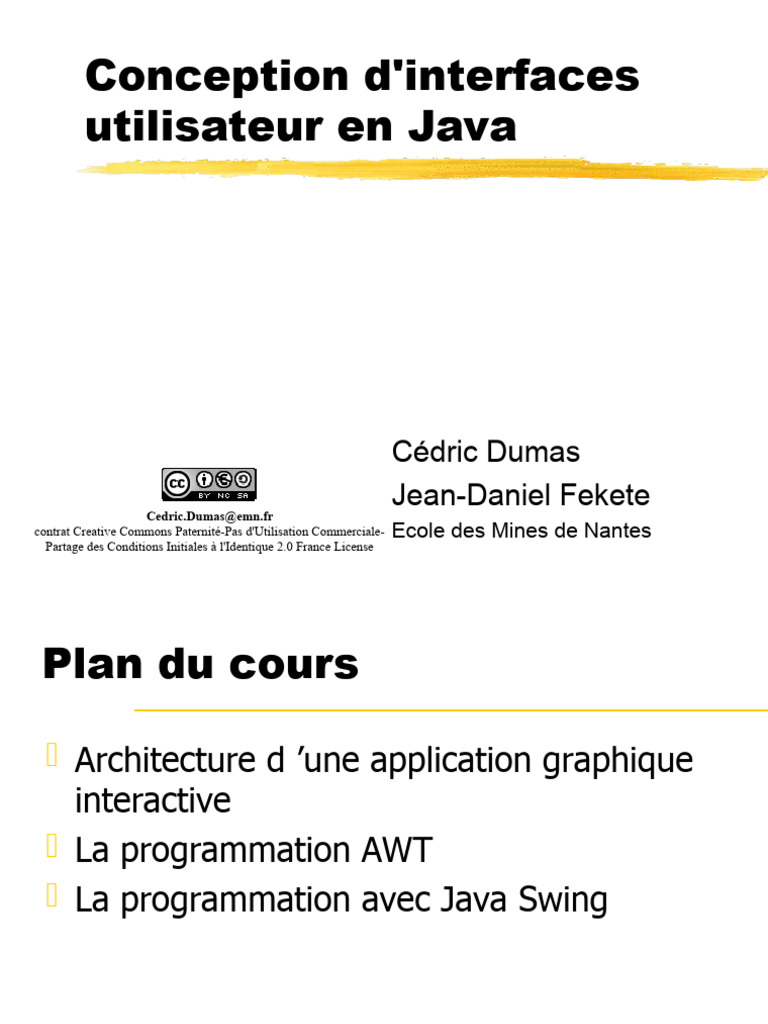4-1-Java Toolkit | PDF | Java (Langage de programmation) | Police d'écriture