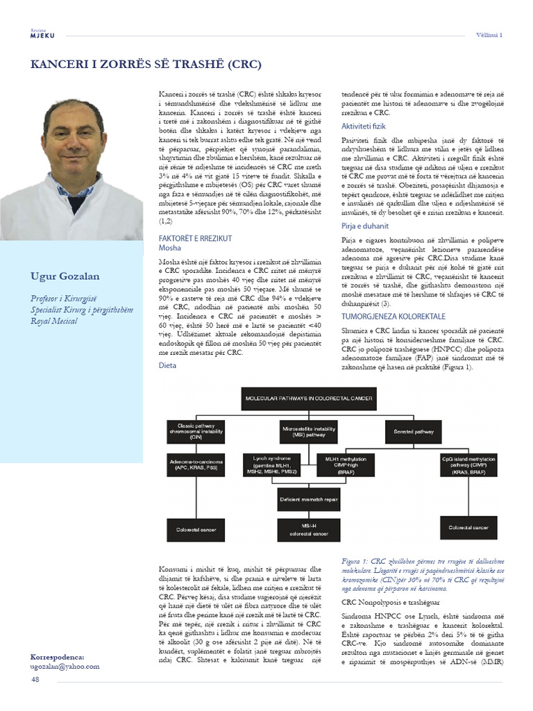 Revista Mjeku Vëllimi 1 Numri 2 Onkologjia 1 46 48 | PDF