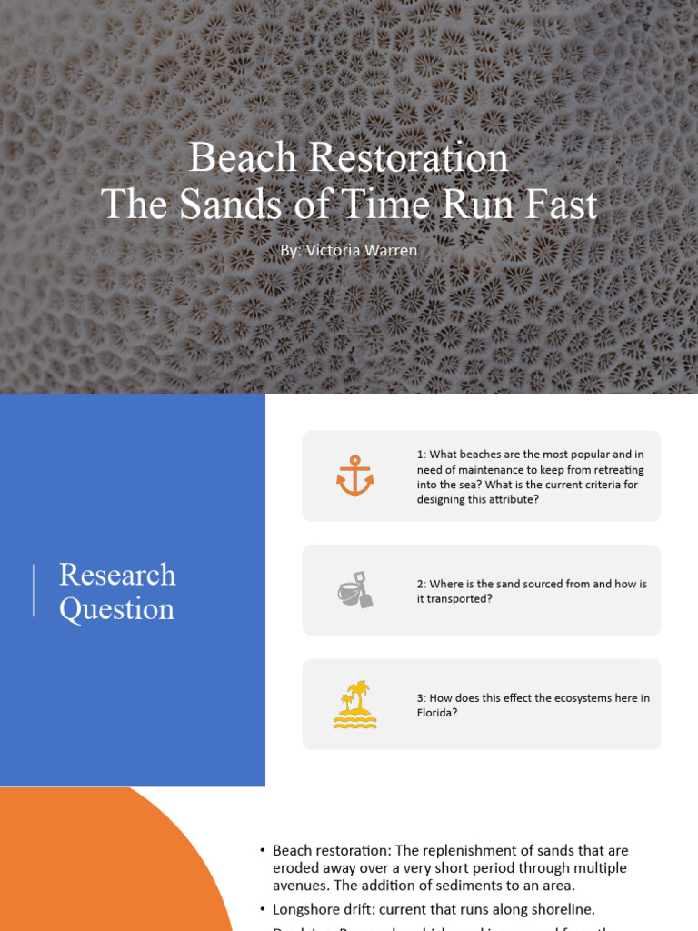 Beach Restoration Powerpoint | PDF | Beach | Earth Sciences