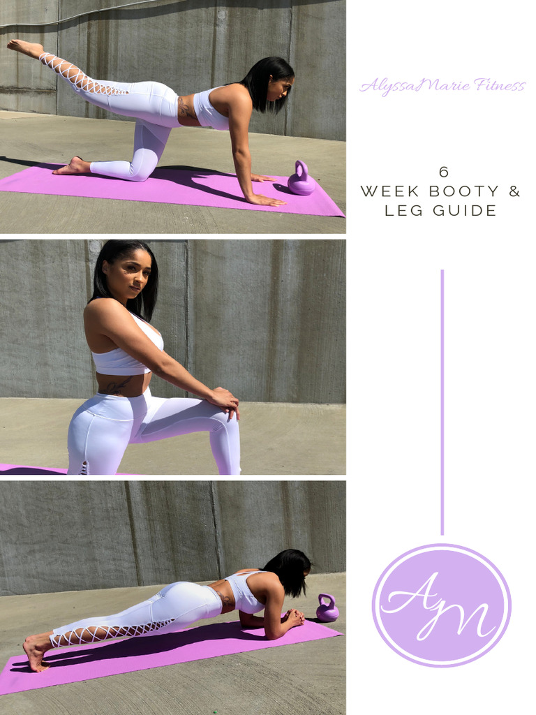 Alyssa Marie - Week Glute Guide | PDF | Anatomical Terms Of Motion | Foot