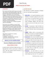 Effective Eye Exercises to Reduce Squinting | PDF