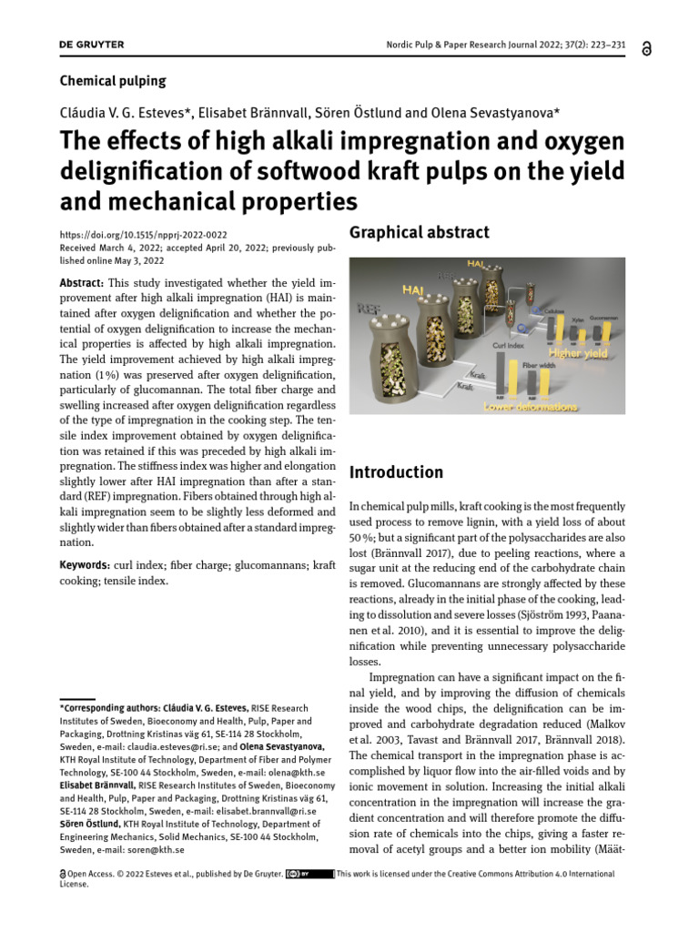 The Article 1710393877 | PDF | Pulp (Paper) | Chemistry