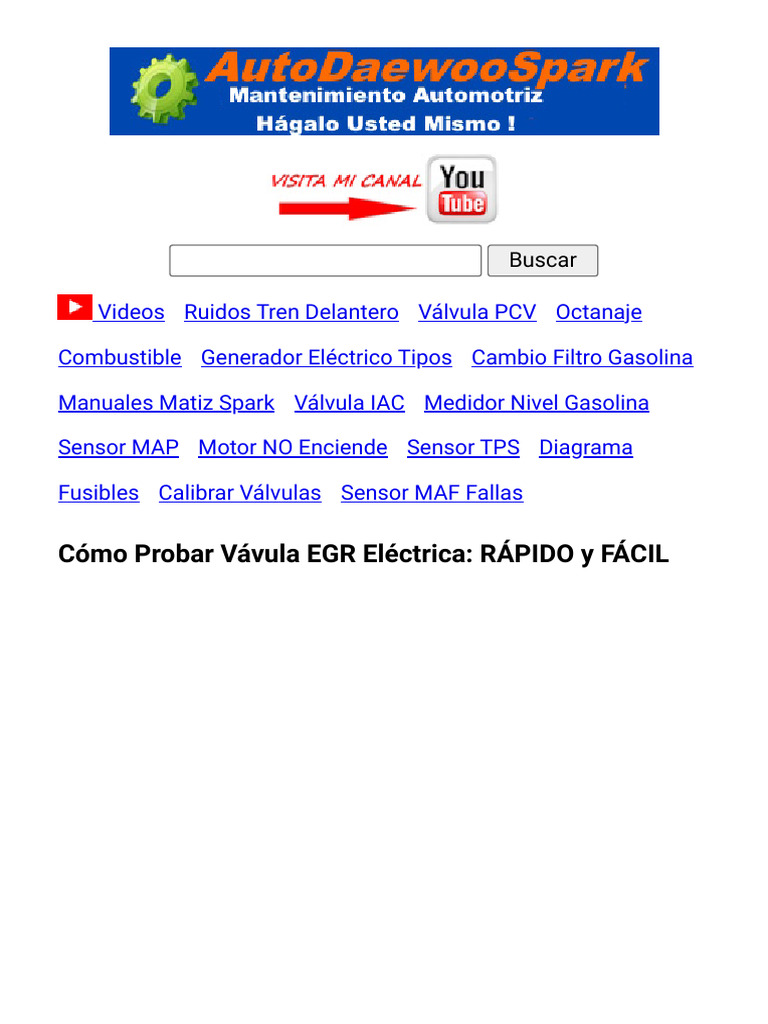 Funcionamiento de la Válvula EGR | PDF | Motor de combustión interna | Ingeniería