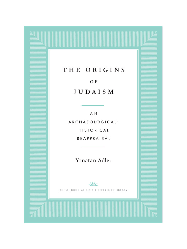 The_Origins_of_Judaism_An_Archaeological | PDF