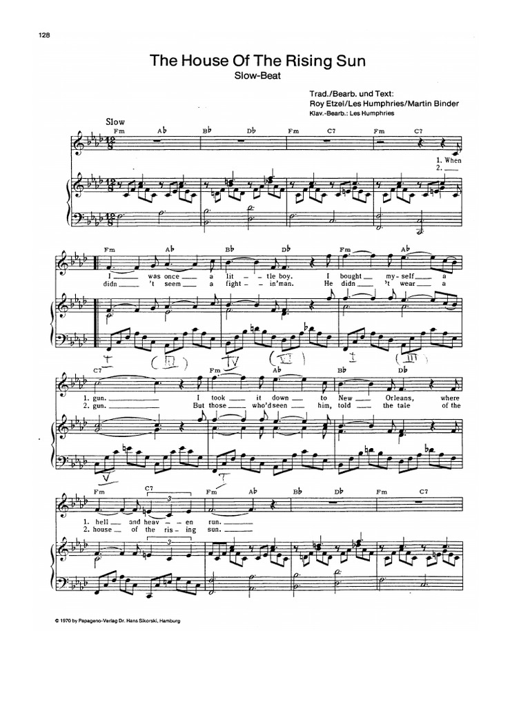 The House of The Rising Sun | PDF