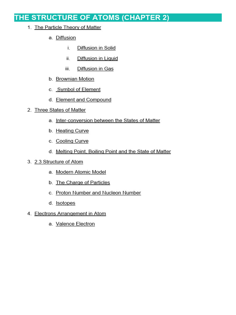 Chap 2 Notes Part 1 | PDF | Atomic Nucleus | Atoms