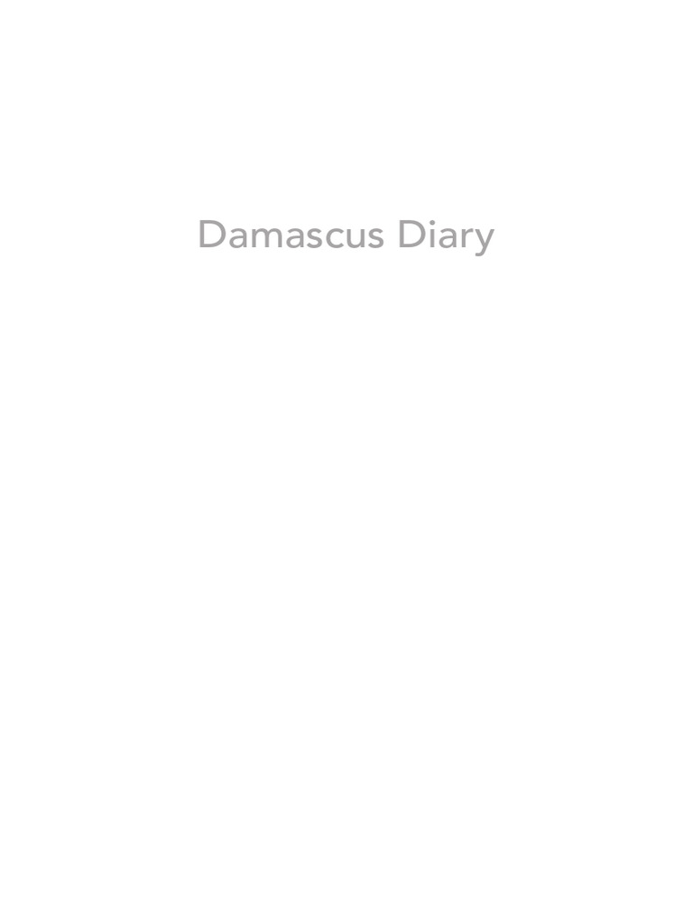 Bouthaina Shaaban - Damascus Diary - An Inside Account of Hafez Al ...