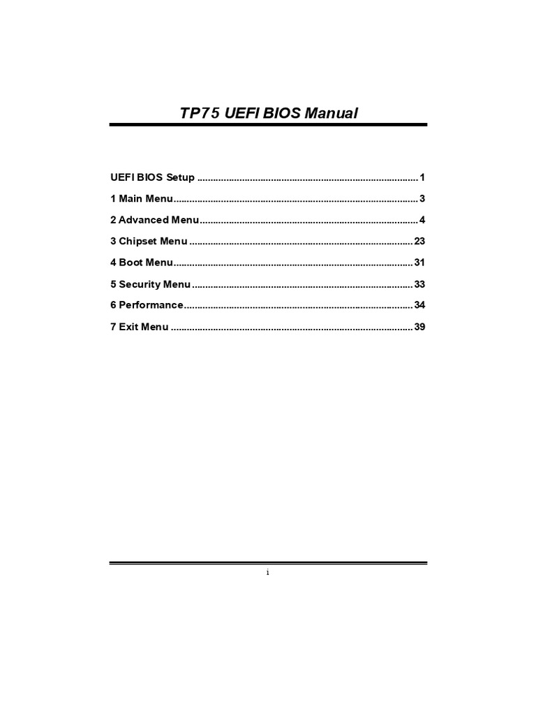 TP75 Bios 120618 | Download Free PDF | Bios | Cpu Cache