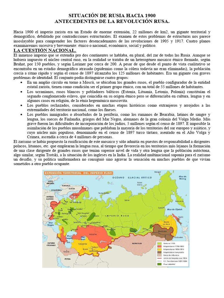 Revolución Rusa I | PDF | Imperio ruso | Vladimir Lenin