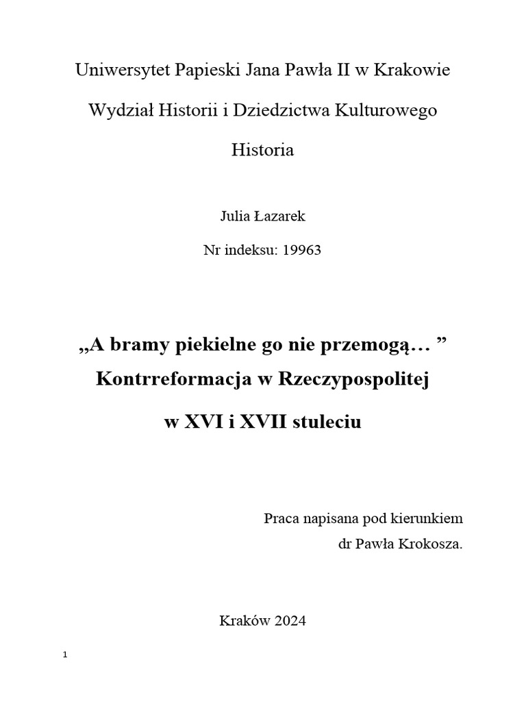 Kontrreformacja | PDF