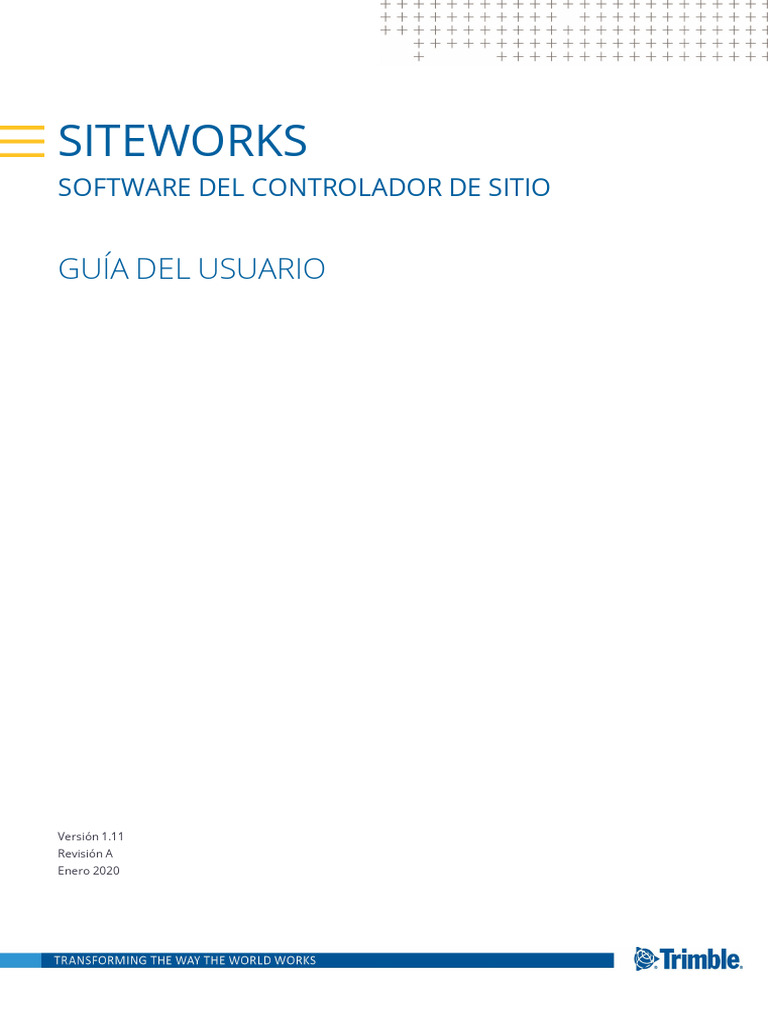 Siteworks v1.11 UserGuide Spanish | PDF | Software | Menú (Computación)