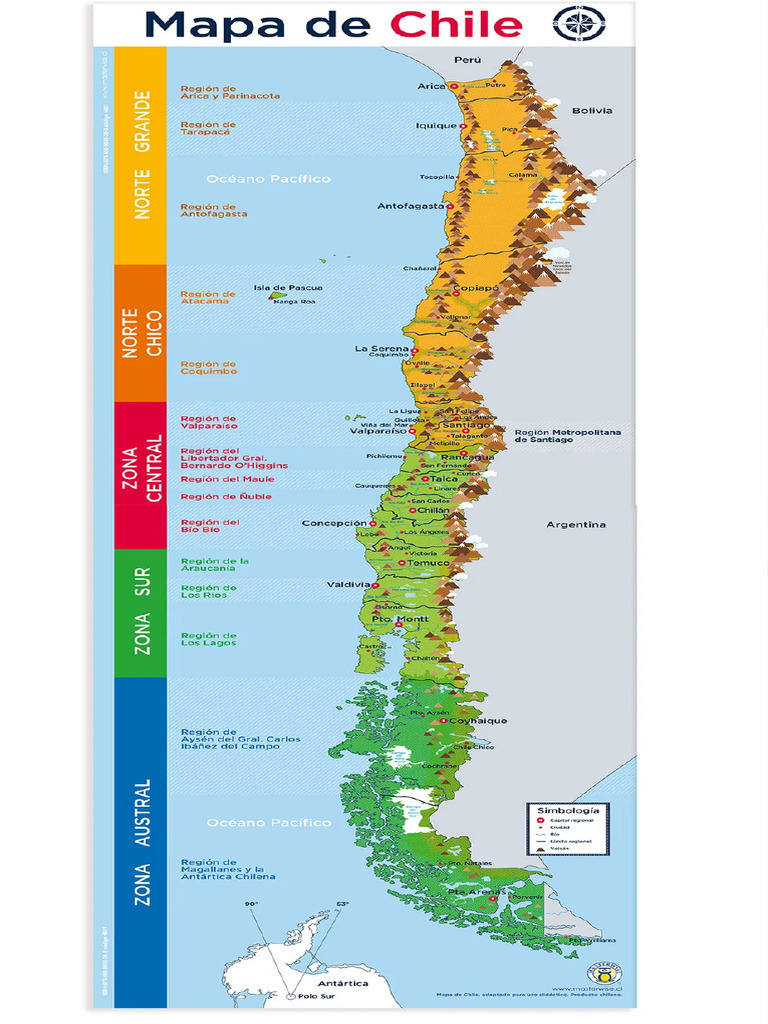 Mapa Gigante Interactivo de Chile Masterwise | PDF
