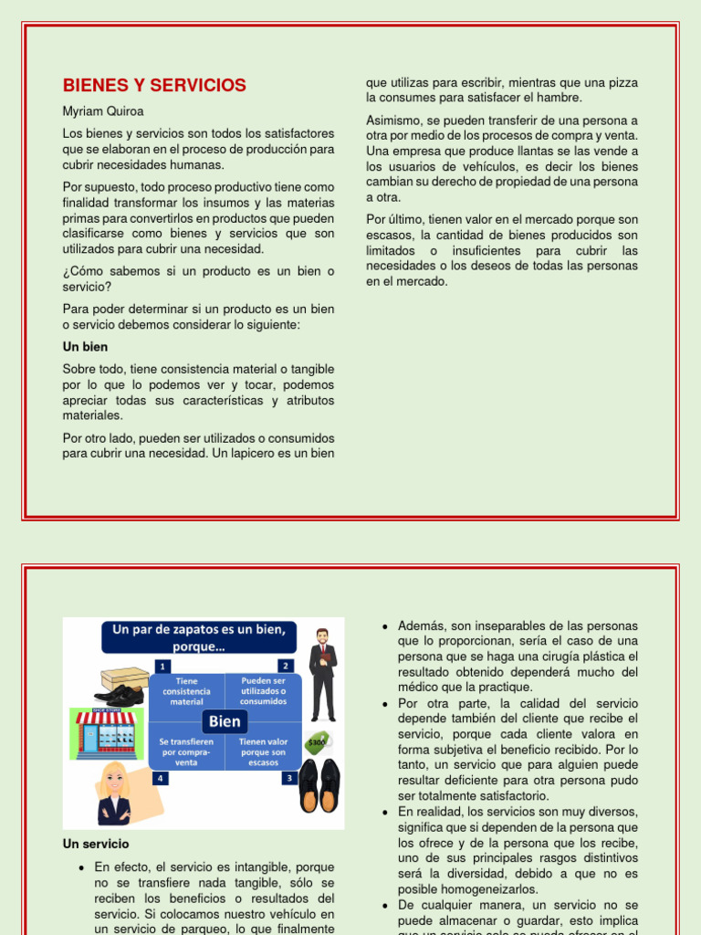 BIENES-Y-SERVICIOS | PDF | Bienes | Producto (Negocio)