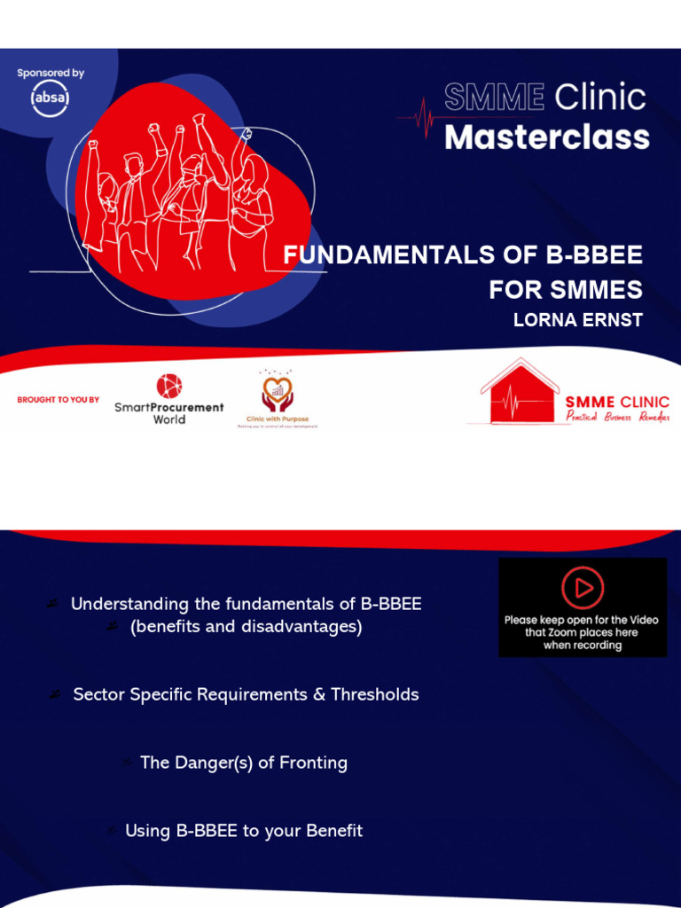 Fundamentals of B-BBEE For SMMEs 29 Feb 2024 | PDF | Business | Economies
